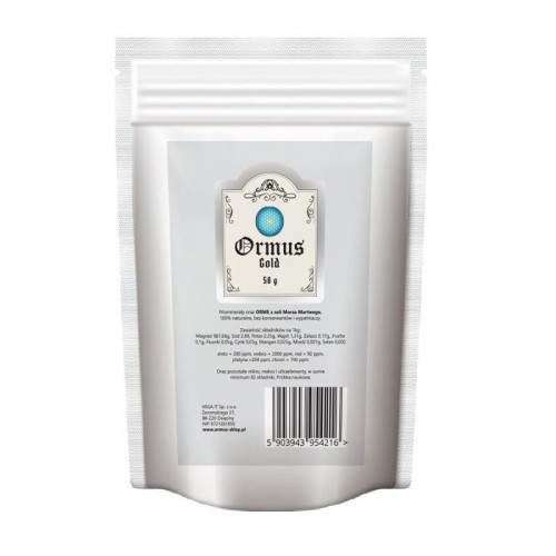 ORMUS ORME GOLD 50g Pierwiastki życia MOCNY proszek ze złotem Au Ormus ...